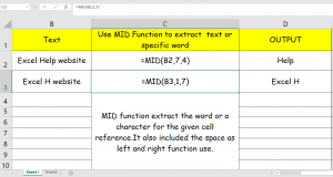 MID Function In Excel - Excel-Help