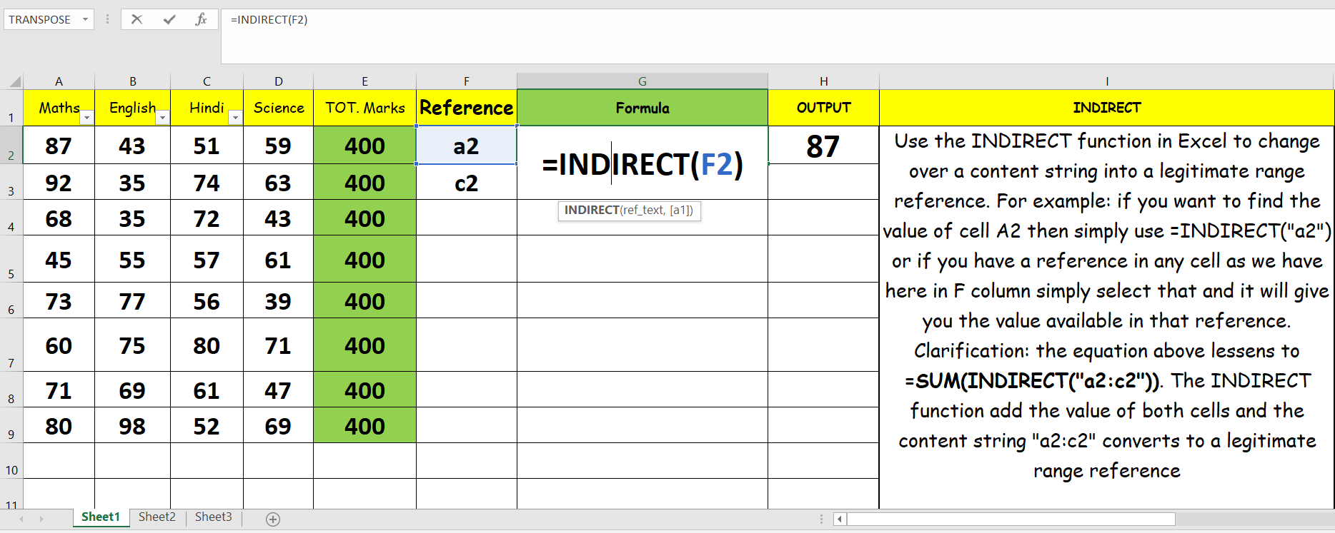 Indirect Function In Excel Overview Formula How To Use Riset