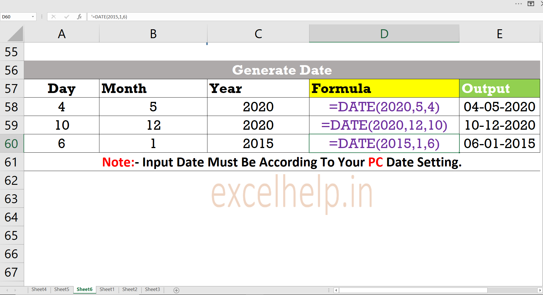 How To Use Date In Excel Easy Excel Tutorial Excelypedia Riset