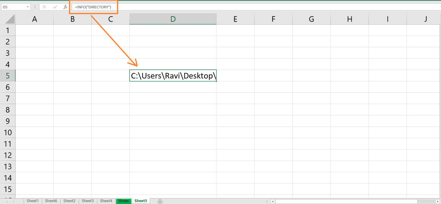 INFO Function To Know Environment Of Excel - Excel-Help