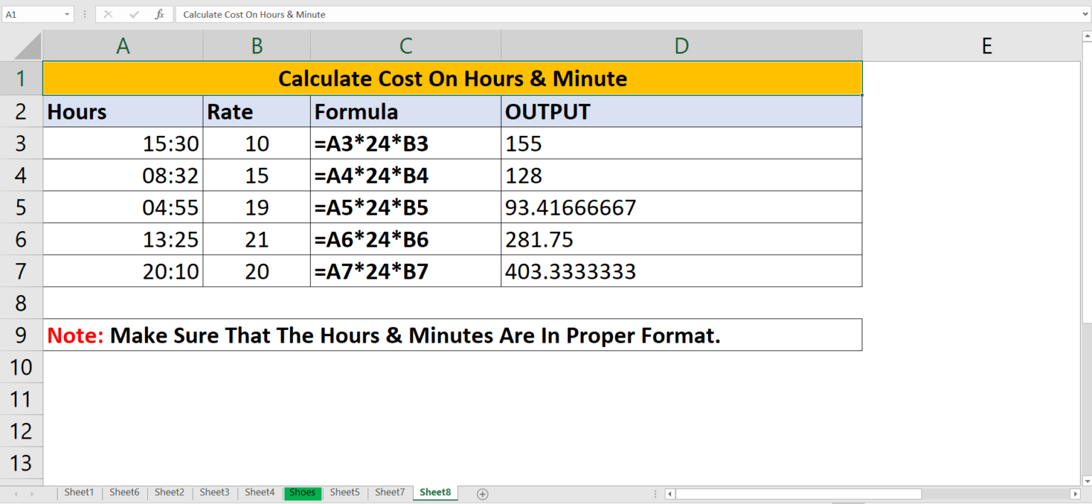 How To Calculate Hourly Average In Excel Haiper