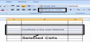 Merge And Center In Excel - Excel-Help