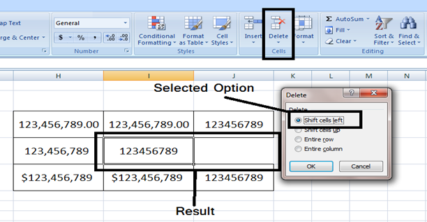 Delete Cell Column Rows And Sheet In Excel Excel Help