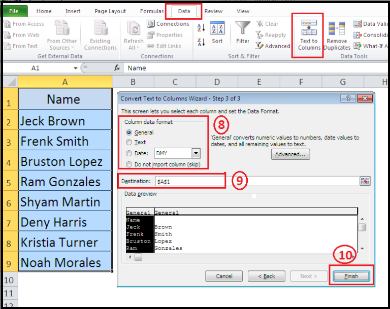 SPLIT CONTENTS IN DIFFERENT CELL IN EXCEL - Excel-Help