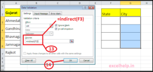 Create Dynamic Dropdown list with Indirect formula - Excel-Help